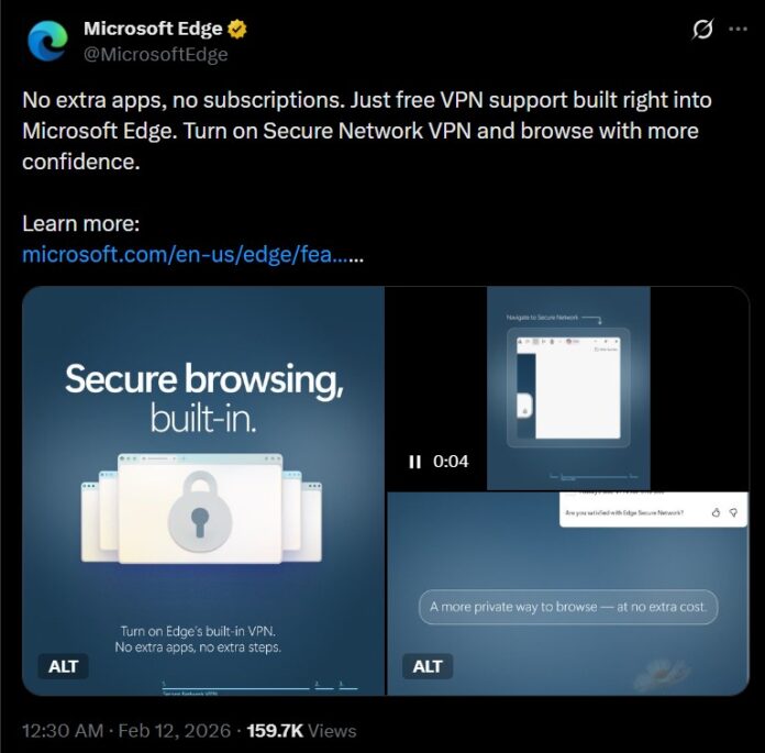 Privacy researcher debunks Microsoft Edge’s free VPN marketing, says it ...