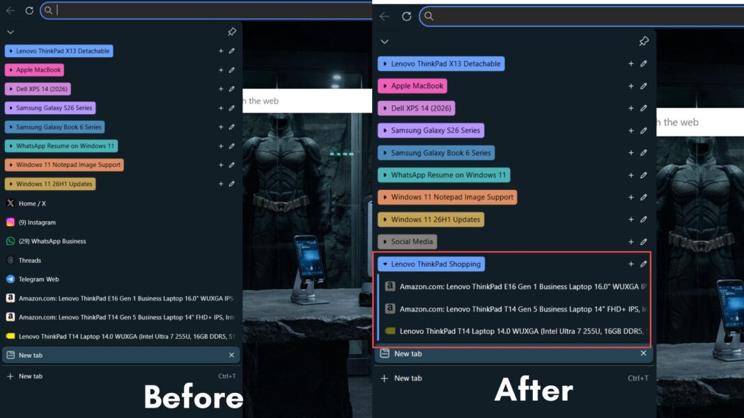 I tested Microsoft Edge’s AI tab organizer, and it’s shockingly good