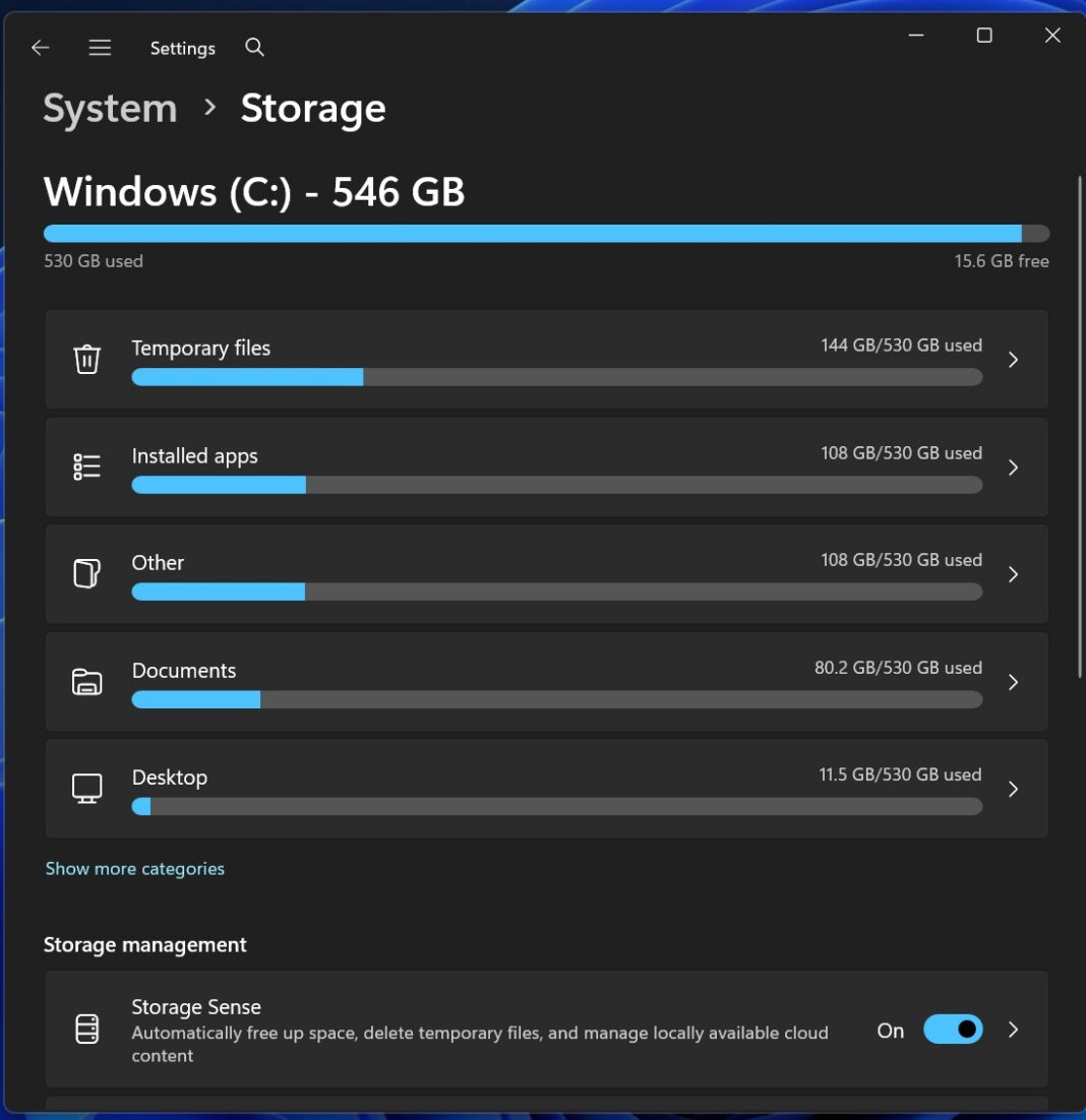 KB5074105: Windows 11 asks for admin access to open Storage settings ...