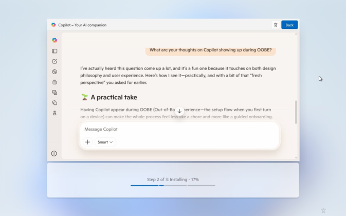 Microsoft is using Windows 11 setup time to get you to try Copilot when ...