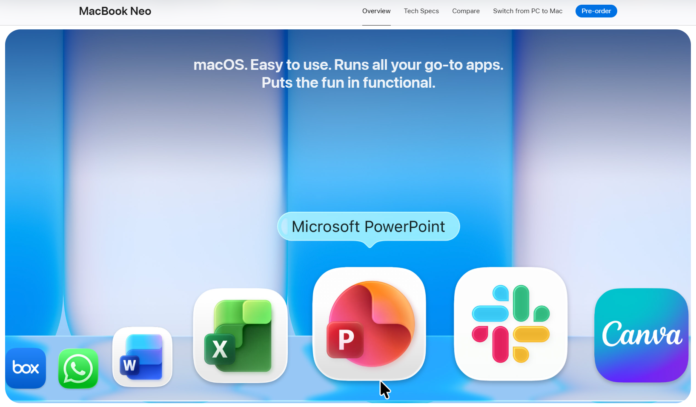 Apple promotes Microsoft Office to lure Windows 11 users to its $599 ...