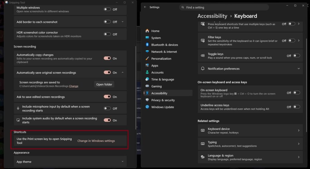 Microsoft finally gives you greater control over Print screen key in ...