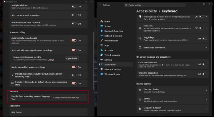 Microsoft finally gives you greater control over Print screen key in ...