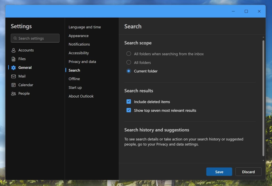 New Outlook’s March 2026 update improves folder search and shared ...