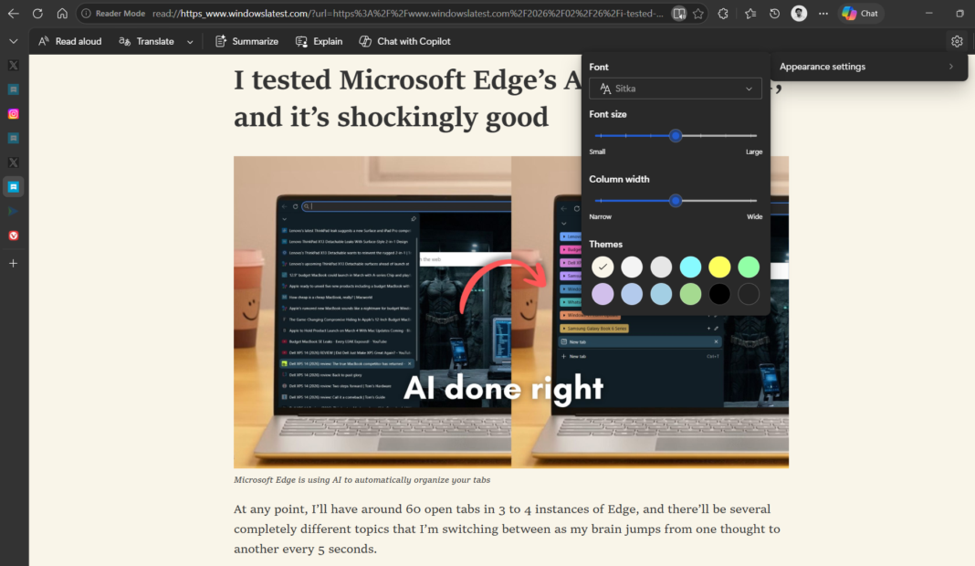 Microsoft Edge is promoting Vertical Tabs again, now that Google Chrome ...