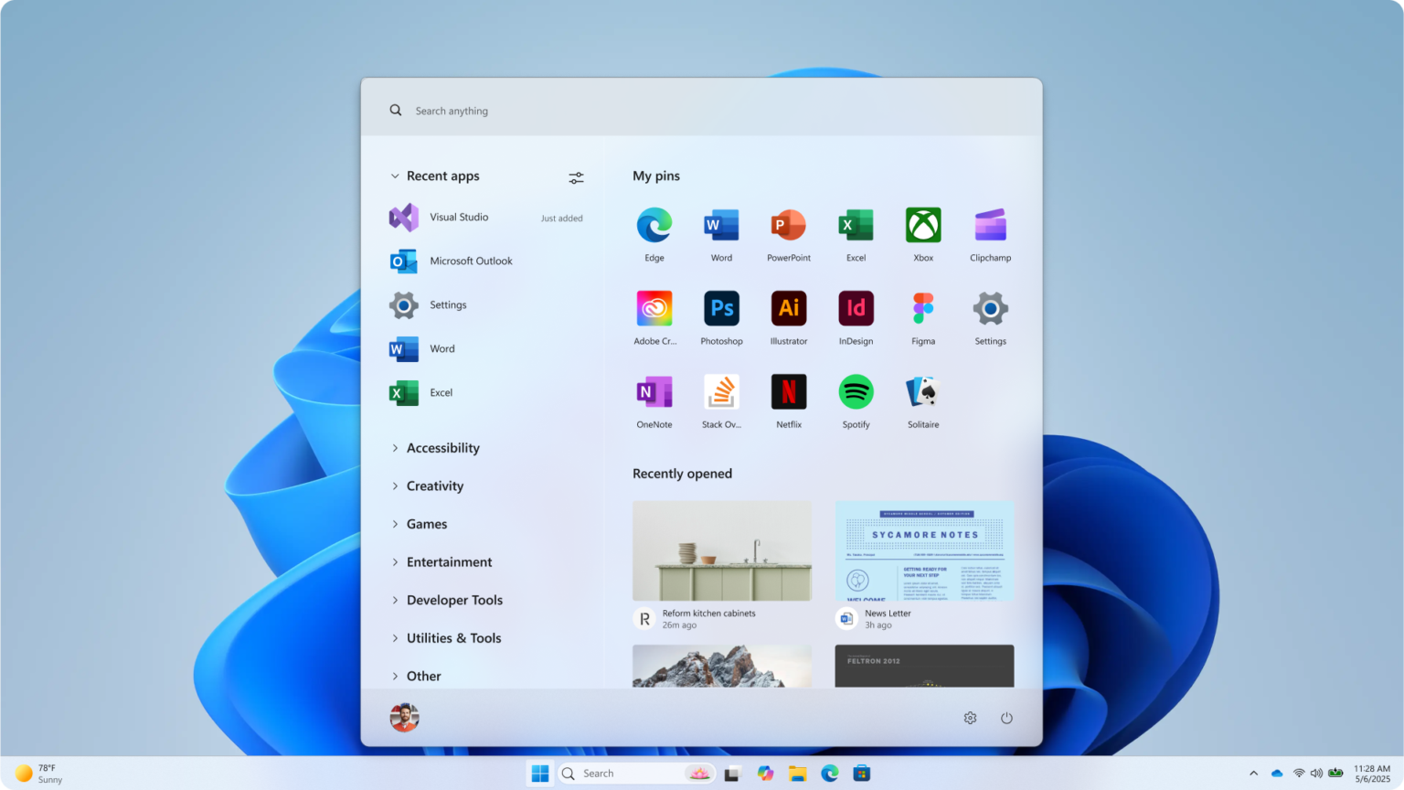 Microsoft tested 5 different Start menus for Windows 11 before choosing ...