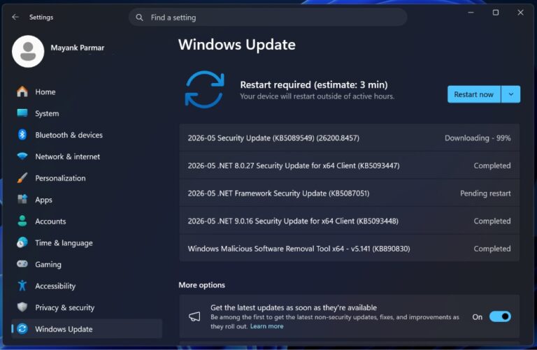Windows 11 KB5089549 out with faster performance, direct download links ...