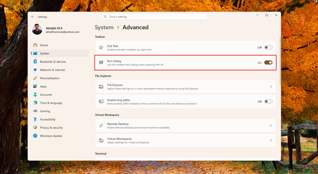 Microsoft's new Windows 11 Run dialog is faster than the Windows 95-era ...