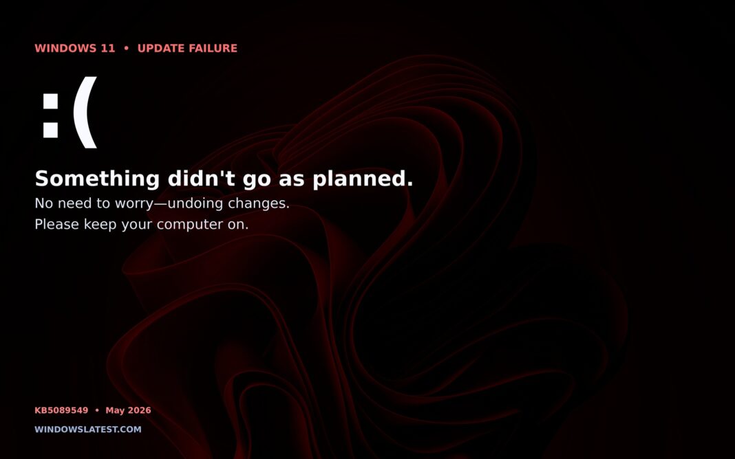 Microsoft confirms Windows 11 KB5089549 issues due to low storage, says ...